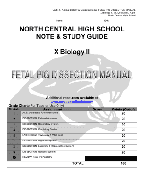 Fillable Online X Dissection Lab Manual Fax Email Print - pdfFiller