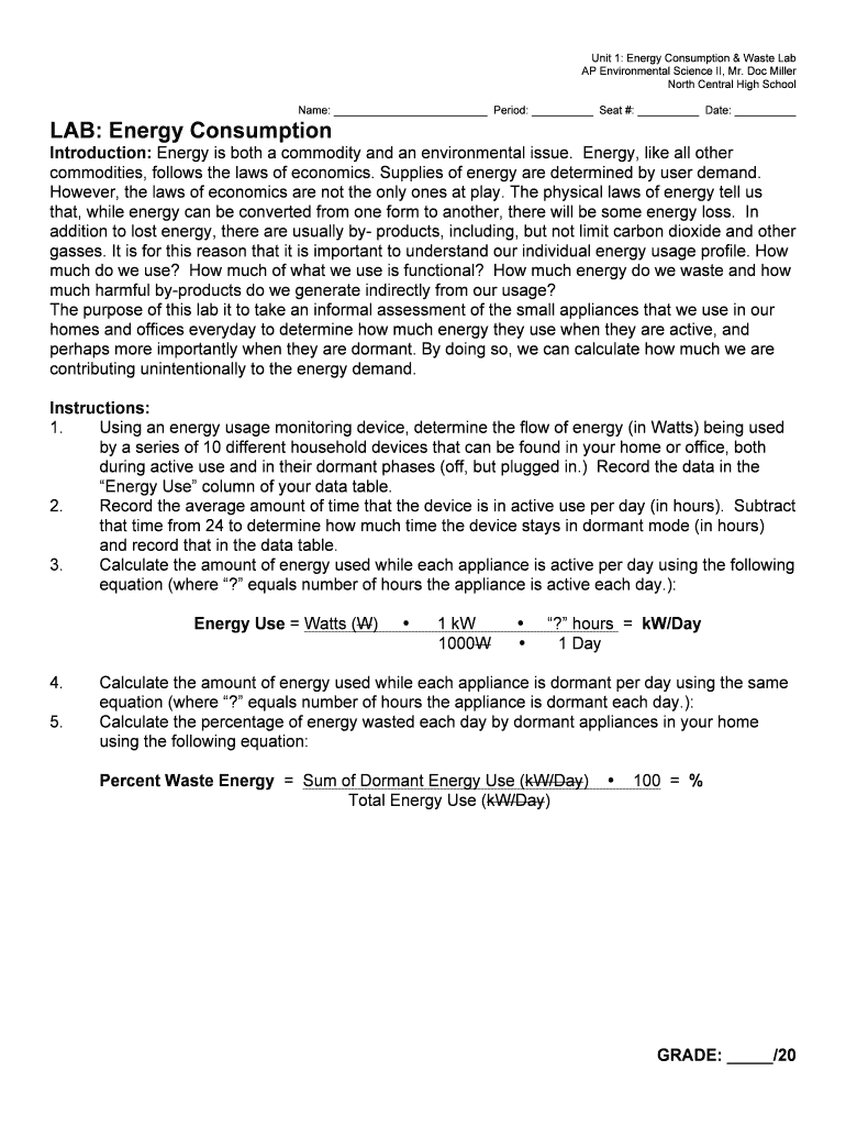 Fillable Online APES_II_files/LAB Energy Consumption rev 1-12.pdf Fax ...