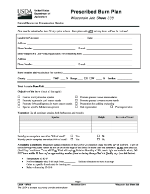 Fillable Online Technical Resources NRCS Wisconsin - USDA Fax Email ...