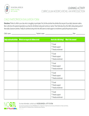 Fillable Online Eclkc Ohs Acf Hhs Utilizar Listas De Verificaci N | My ...