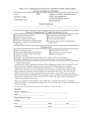 Fillable Online TENS LMN Fax Email Print - pdfFiller