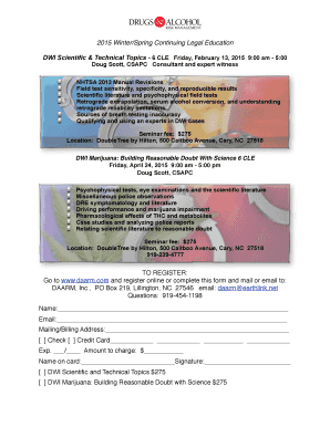 Fillable Online Download our CLE Brochure and Registration Form Fax ...