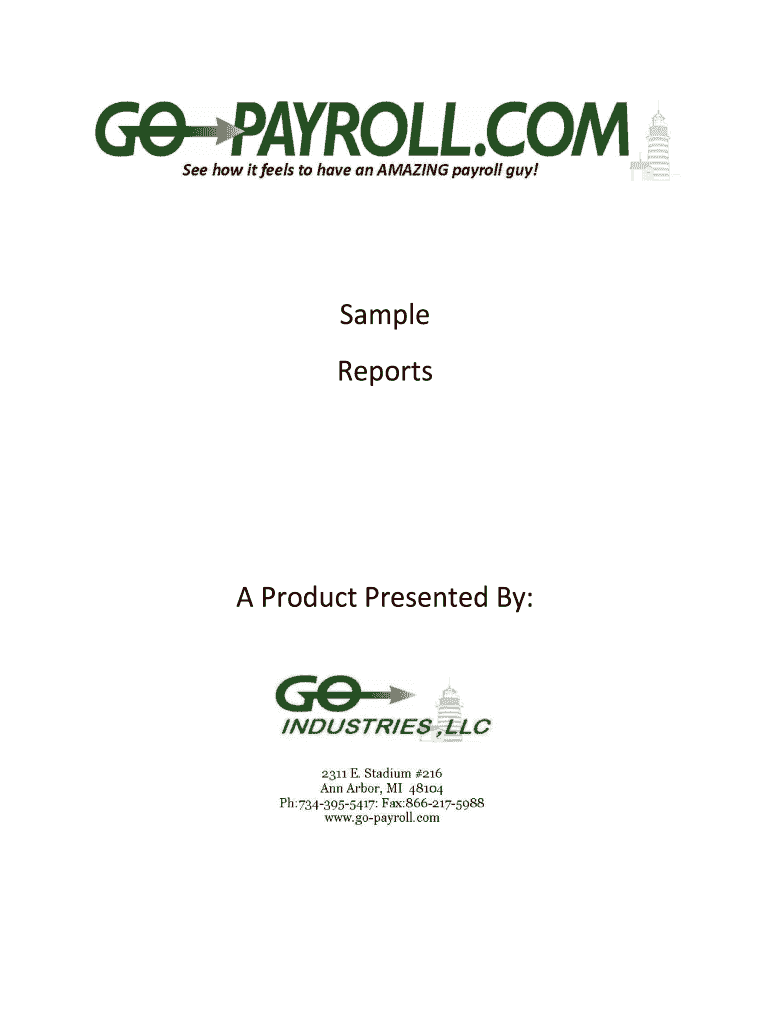 Fillable Online Sample Reports - bGob-bpayrollbbcomb Fax Email Print ...