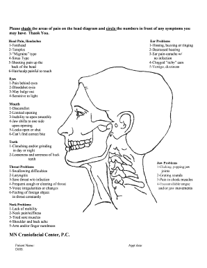 Fillable Online 112614 TMJ new patient forms revised Fax Email Print ...