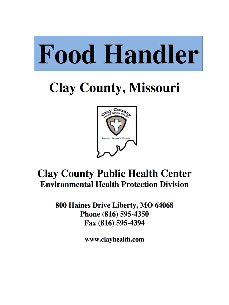 Clay County Food Handlers - Fill Online, Printable, Fillable, Blank ...