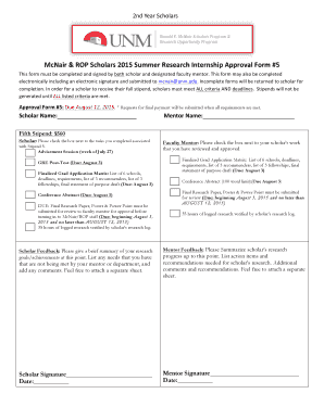 Fillable Online 2nd Year Scholars Fax Email Print - pdfFiller