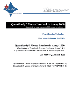 Fillable Online en listarfish it Quantibody Mouse Interleukin Array ...