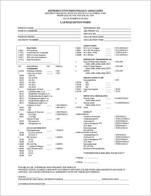 Fillable Online RIA Laboratory Requisition Form Laboratory Requisition Form Fax Email Print ...