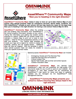Fillable Online AssetWhere Community Maps - a new school map for 2016 ...