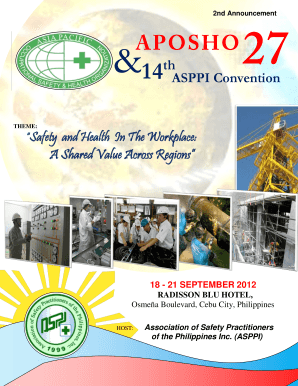 Fillable Online A Shared Value Across Regions ASPPI Convention - Katiga OnLine Fax Email Print ...