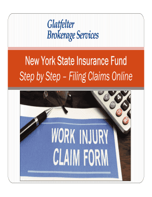 Fillable Online Step by Step Filing Claims Online Fax Email Print - pdfFiller