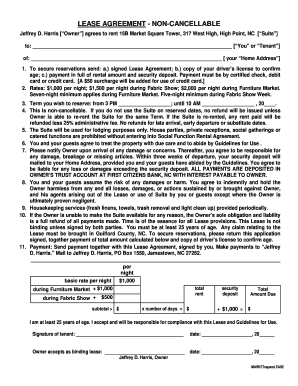 Fillable Online LEASE AGREEMENT - NON-CANCELLABLE - btopofhpbbcomb Fax ...
