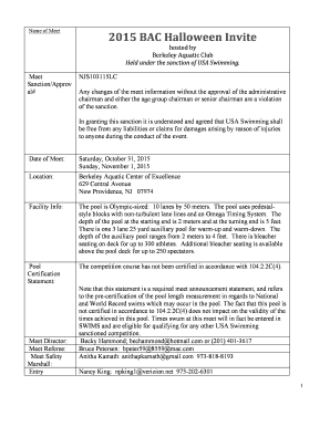 Fillable Online 2015 BAC Halloween Invite finaldocx Fax Email Print ...