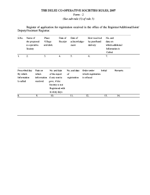 Rcs Delhigovt Nic - Fill Online, Printable, Fillable, Blank | pdfFiller