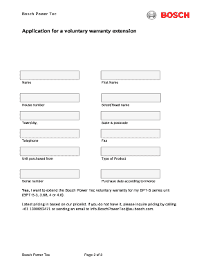 Fillable Online Bosch Power Tec Fax Email Print - pdfFiller
