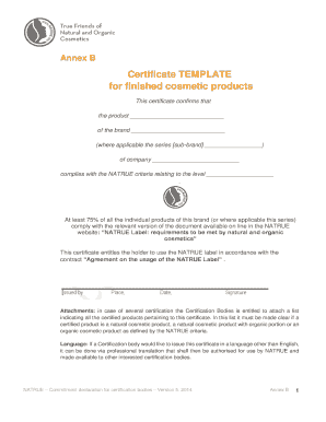 Fillable Online Certificate TEMPLATE Fax Email Print - pdfFiller