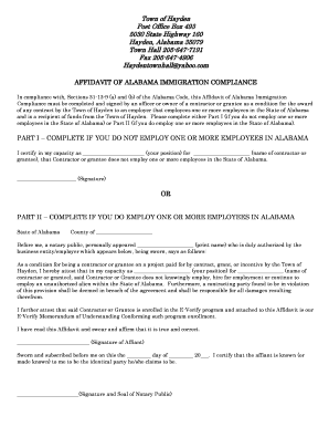 Fillable Online Business License Affidavit - Town of Hayden Fax Email ...