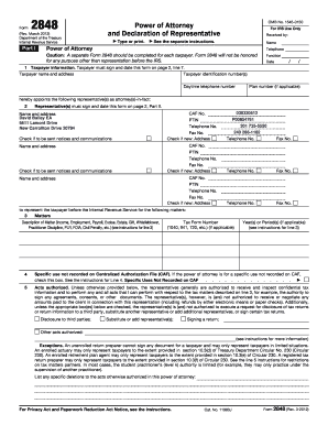 Fillable Online 15450150 Power of Attorney and Declaration of ...