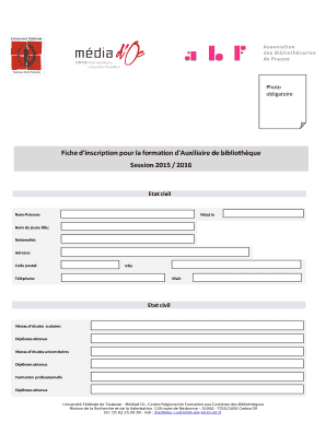 Remplissable En Ligne abf asso Fiche dinscription pour la formation dAuxiliaire de Fax Email ...