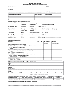 Fillable Online orchidhousesurgery co Orchid House Surgery Patient ...