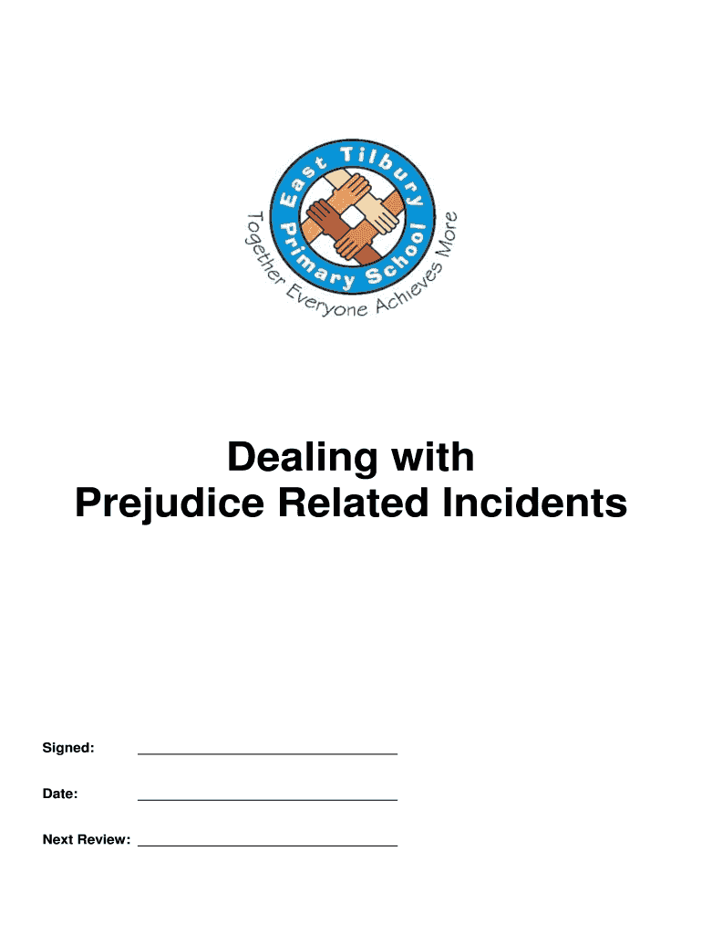 Fillable Online easttilburyprimary thurrock sch COMBATING RACIAL ...