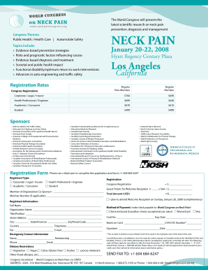 Fillable Online secure cirpd Wor ld Co ng re ss The World Congress will ...