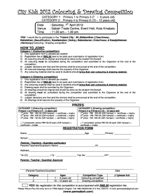 Drawing Competition Form 2020 - Page 2 | pdfFiller