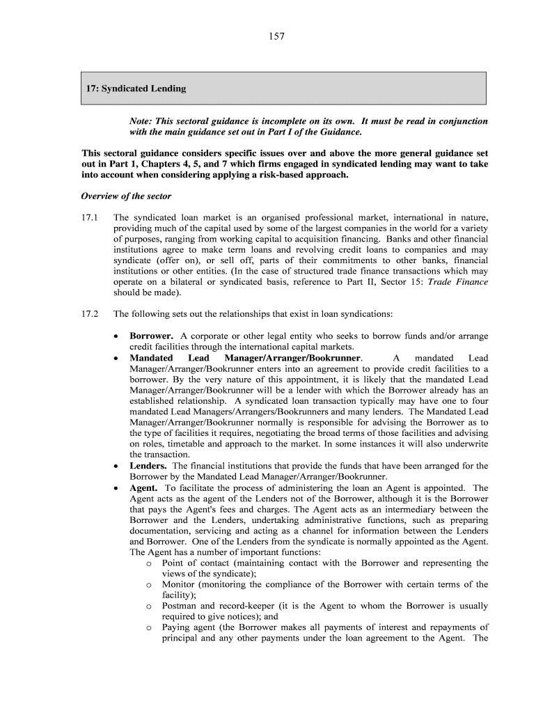 Fillable Online Further amendments to JMLSG Guidance - JMLSG - Other ...