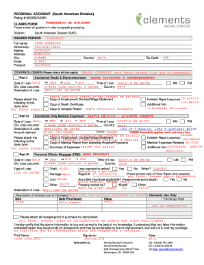 Fillable Online ADVEN-2 SAD Claims Form.doc Fax Email Print - pdfFiller