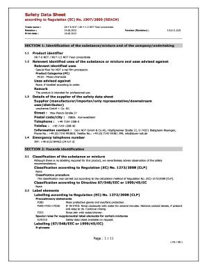 Fillable Online Safety Data Sheet - DRR bNDTb Fax Email Print - pdfFiller
