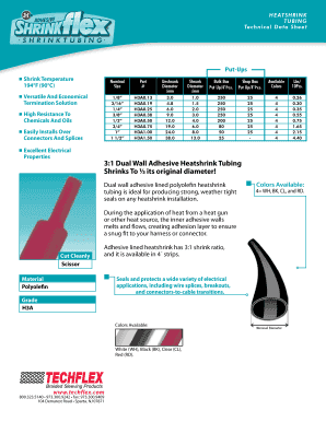 Fillable Online Technical Data Sheet - bTechflexb Fax Email Print - pdfFiller