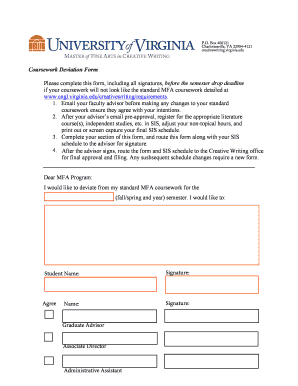 Fillable Online engl virginia Deviation Form.docx Fax Email Print ...