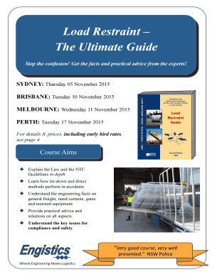 Fillable Online Load Restraint The Ultimate Guide - Transafe WA Fax ...
