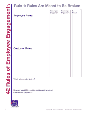 Fillable Online Rule 1 Rules Are Meant to Be Broken 42 Rules of ...