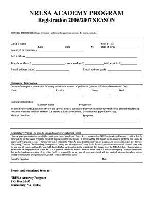 Fillable Online nrusa Academy Registration Formdoc - nrusa Fax Email ...