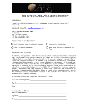 Fillable Online 2012-05 Application Agreement word blank doc(1) Fax ...