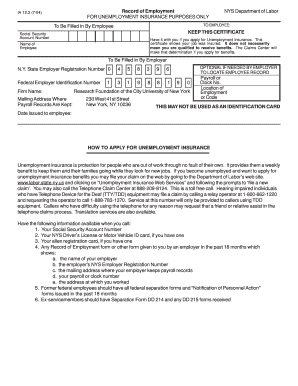 Record Of Employment Online - Fill Online, Printable, Fillable, Blank ...