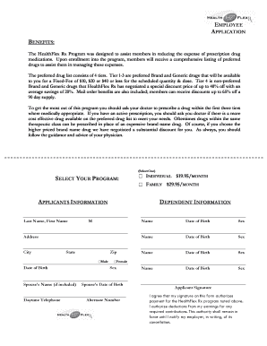 Fillable Online HFRX Employee Application.doc Fax Email Print - pdfFiller