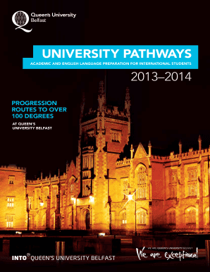 Fillable Online UniversitY PAtHWAYs Fax Email Print - pdfFiller