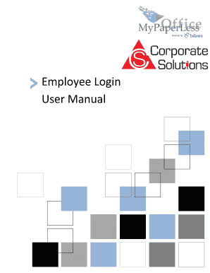 Fillable Online Employee Login FULL User Manual Fax Email Print - pdfFiller