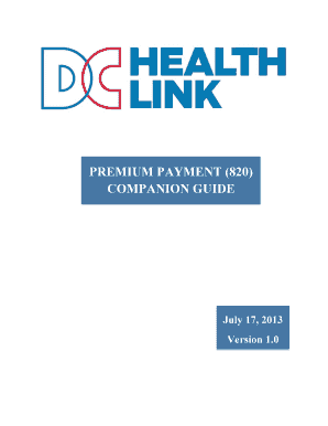 Fillable Online DC Exchange Premium Payment Companion Guide_v1 - hbx ...