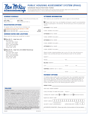 Fillable Online Public Housing Assessment System (PHAS) A PUBLIC ...