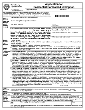 1113 Homestead Exemption Fillable Form - Fill Online, Printable ...