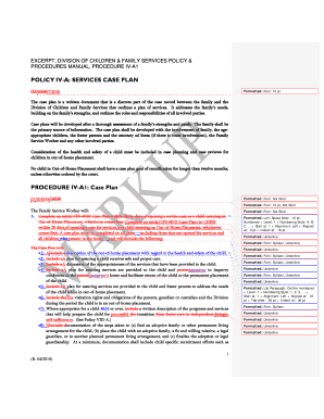 Fillable Online 170 94 37 Case Plan - 170 94 37 Fax Email Print - pdfFiller