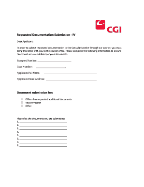 Fillable Online Requested Documentation Submission - IV Fax Email Print ...
