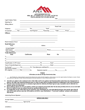 Fillable Online Apex Distribution - Russel Metals, Inc. Fax Email Print ...