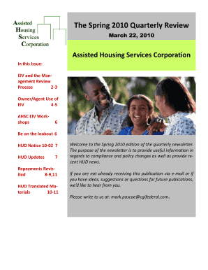 Fillable Online EIV and the Management Review Fax Email Print - pdfFiller