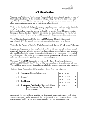Fillable Online Pre Calculus Honors Fax Email Print - pdfFiller
