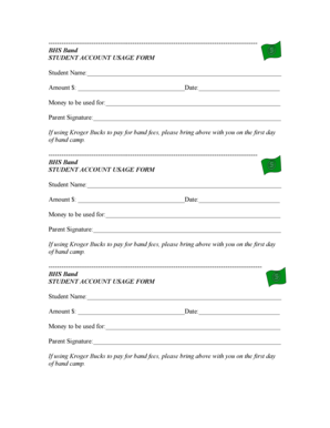 Fillable Online Student Usage Form.pdf Fax Email Print - pdfFiller