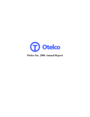 Fillable Online library corporate-ir Otelco Inc - library corporate-ir ...